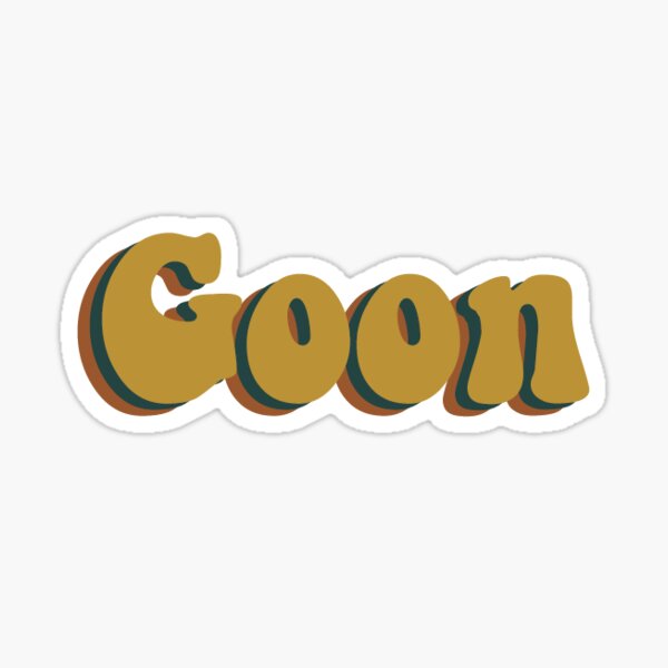 "Goon Retro Sticker" Sticker by kileyamara1 | Redbubble