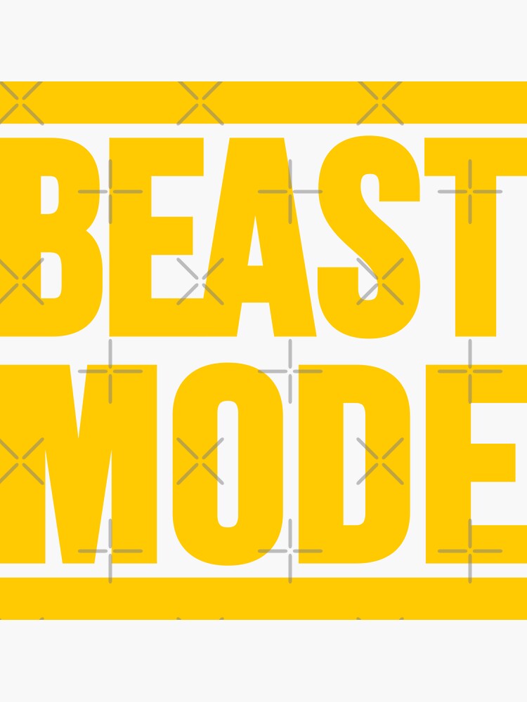 "Beast Bodybuilding Gym Workout" Sticker for Sale by VectorDesigner ...