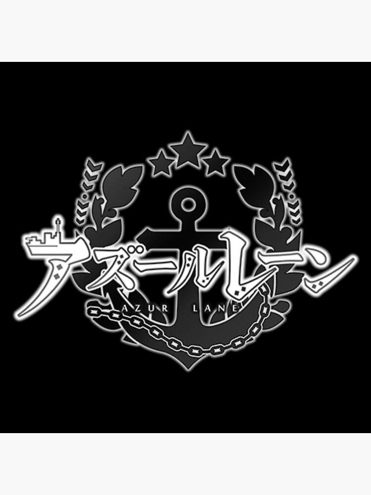 "AZUR LANE / BLACK" Poster for Sale by TETSUYA-CORP | Redbubble