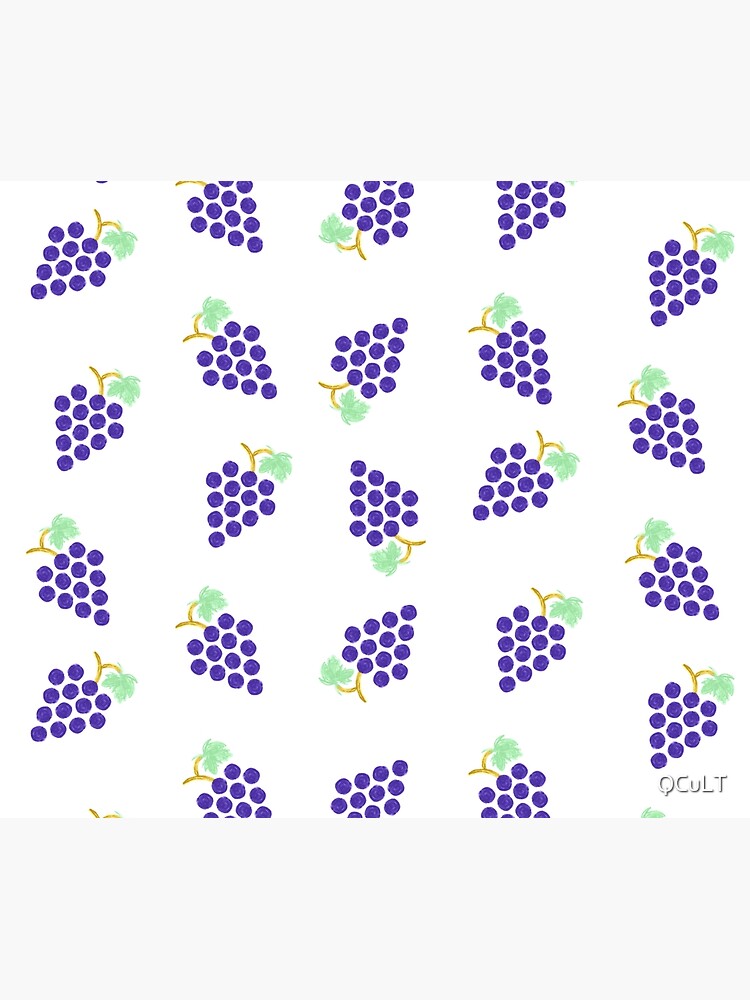 "Cute Grapes Pattern" Throw Blanket for Sale by QCuLT | Redbubble