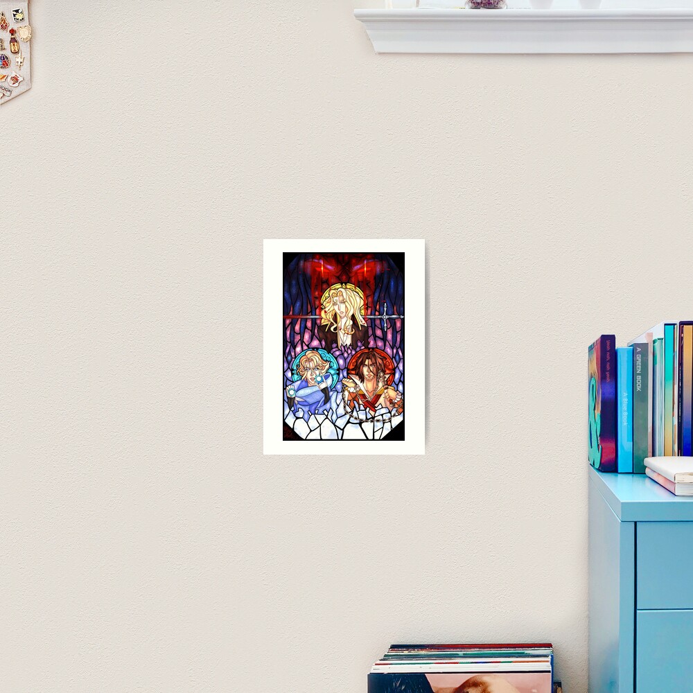 "Castlevania Netflix Series, Trevor, Alucard, and Sypha, Stained Glass ...