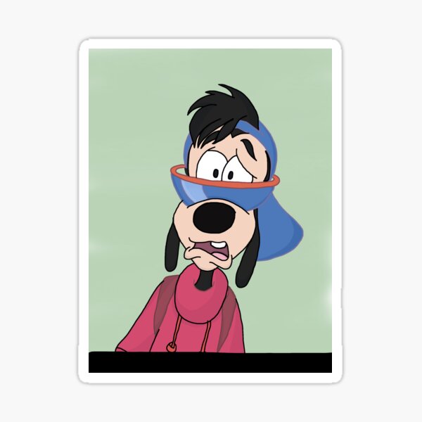 "Max Goof" Sticker for Sale by SkywalkinJedi | Redbubble