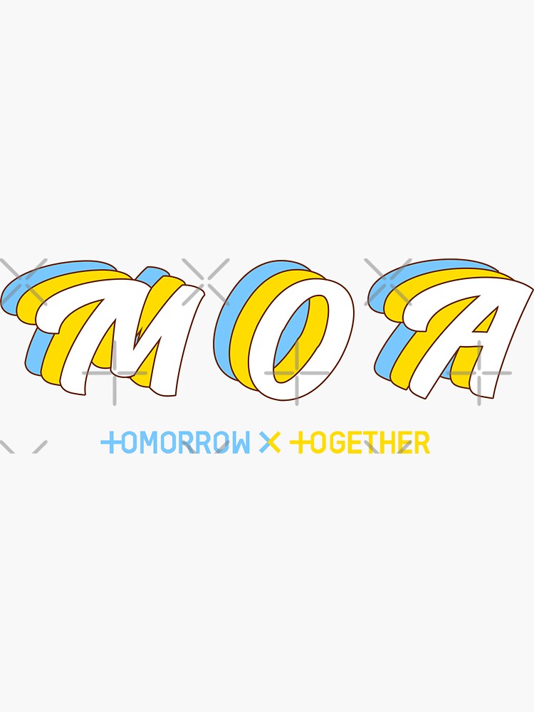"KPOP TXT MOA FANDOM NAME" Sticker for Sale by LySaVN | Redbubble