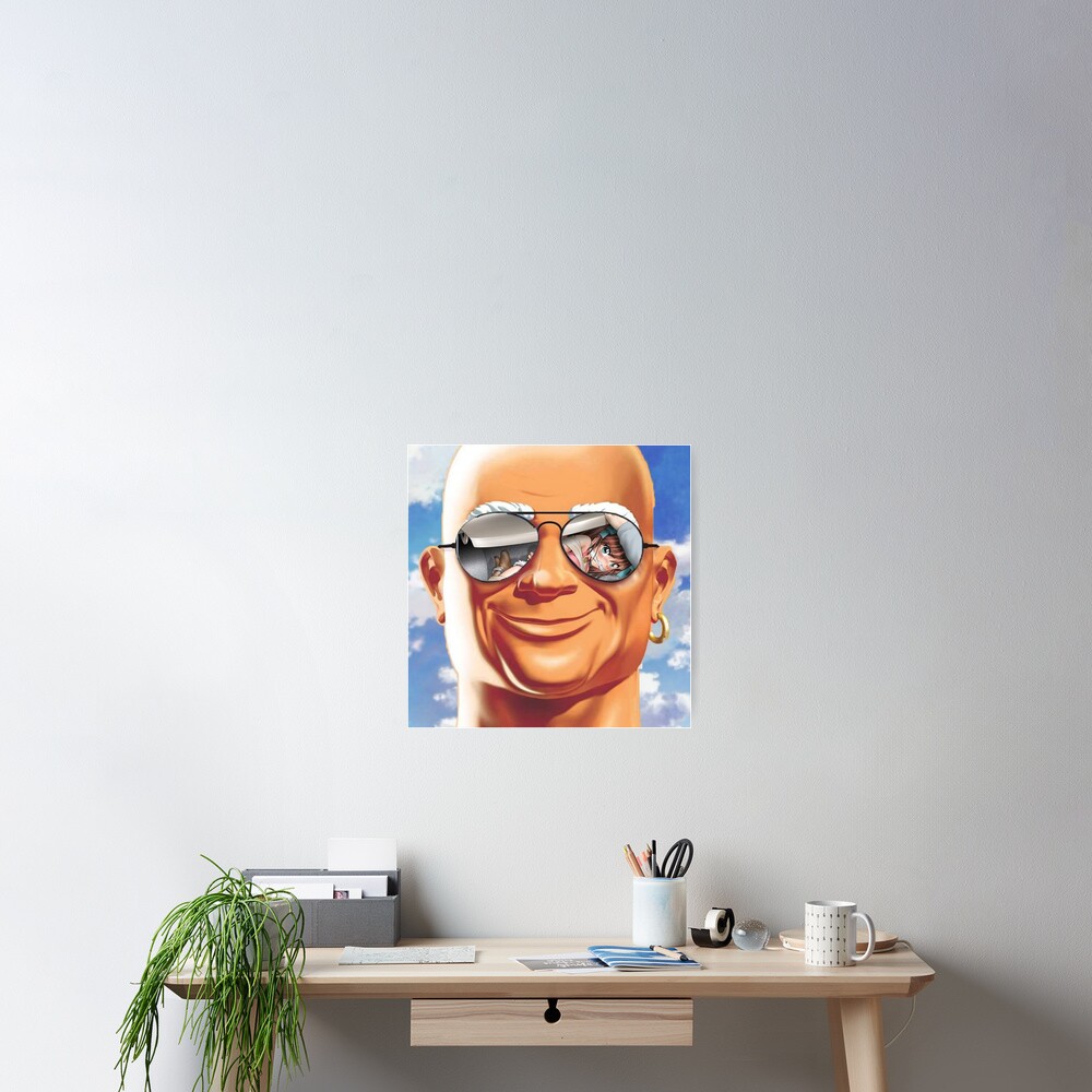 "Mr Clean cleans out his trunk" Poster for Sale by FlyingPriest | Redbubble