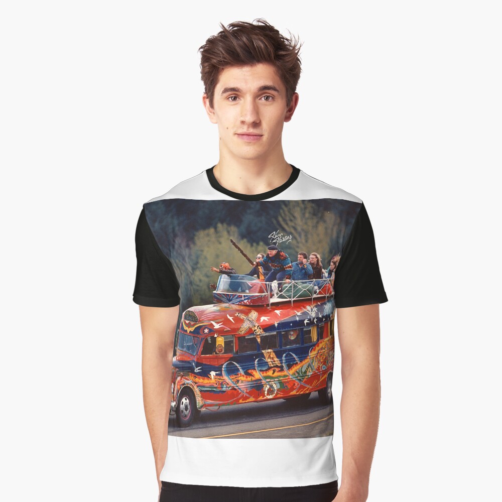 "Ken Kesey Merry Pranksters Furthur Bus" Sticker for Sale by zanekesey ...