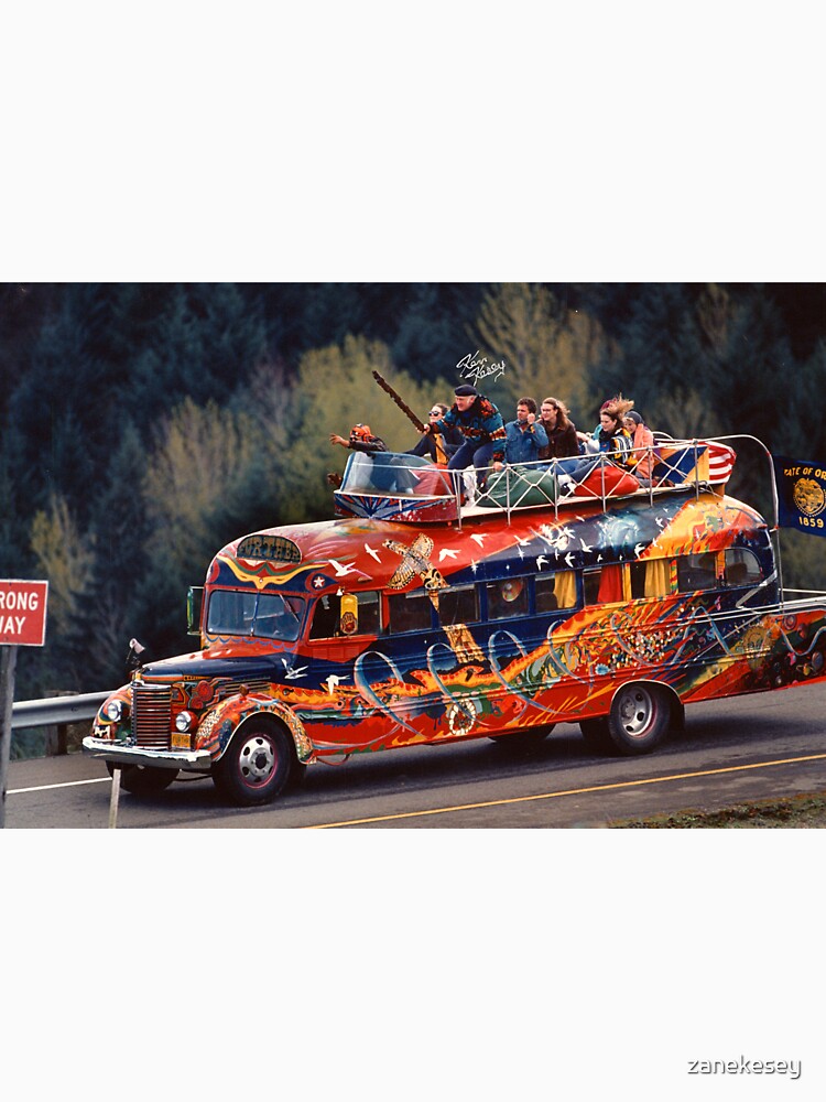 "Ken Kesey Merry Pranksters Furthur Bus" T-shirt by zanekesey | Redbubble