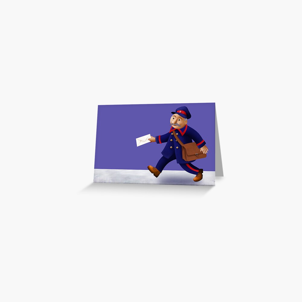 "Postman" Greeting Card for Sale by StijnVanElst | Redbubble