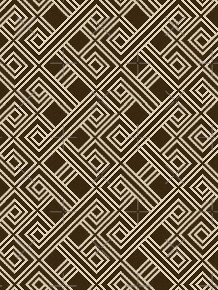 "Kuba raffia pattern 3" A-Line Dress for Sale by 12points | Redbubble