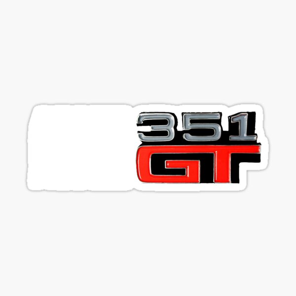 "AFM 351GT" Sticker for Sale by aussiefordm | Redbubble