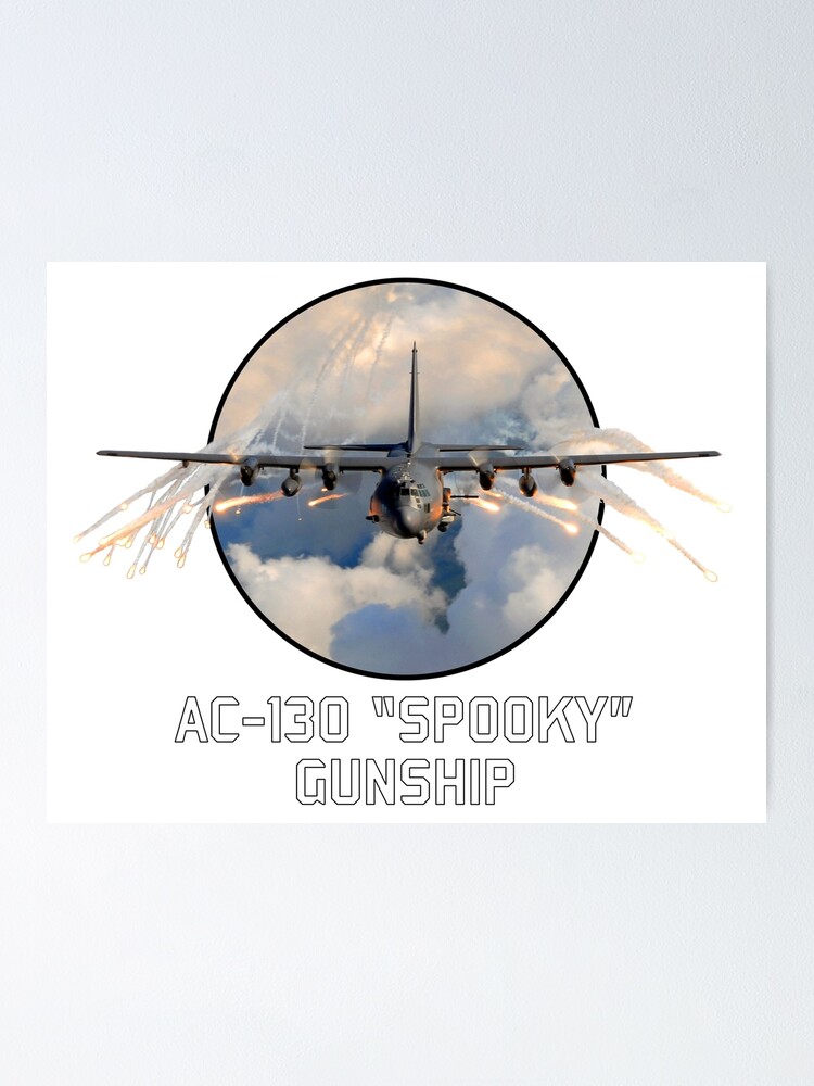 "AC 130 Spooky Gunship" Poster for Sale by CTaskis | Redbubble