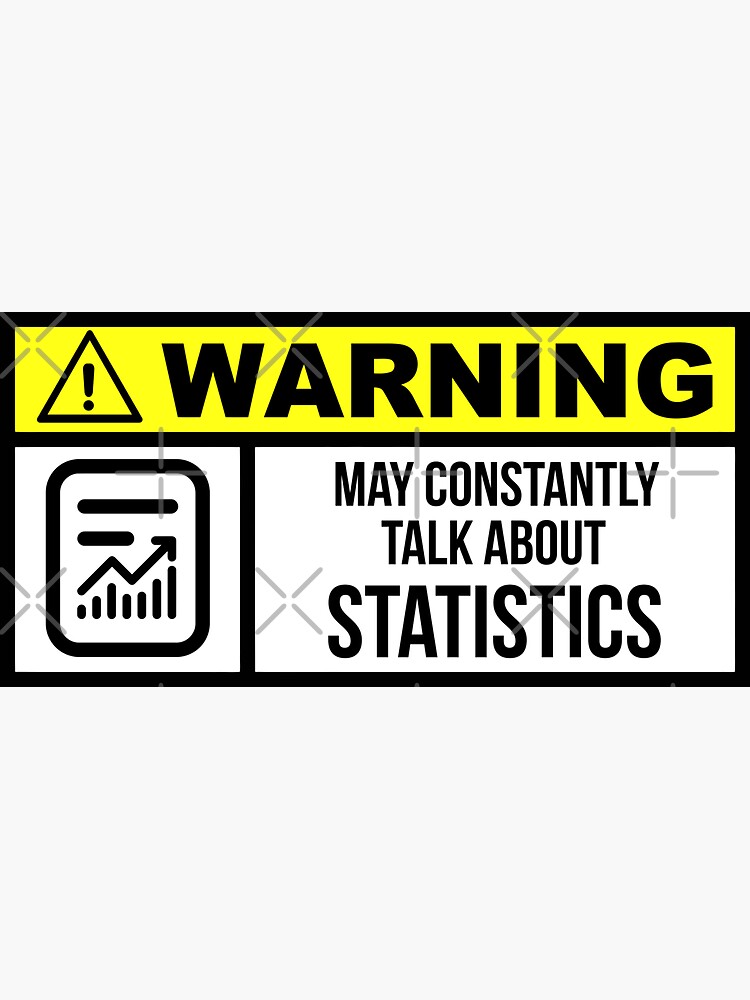"Statistics" Sticker for Sale by nomoregravity | Redbubble