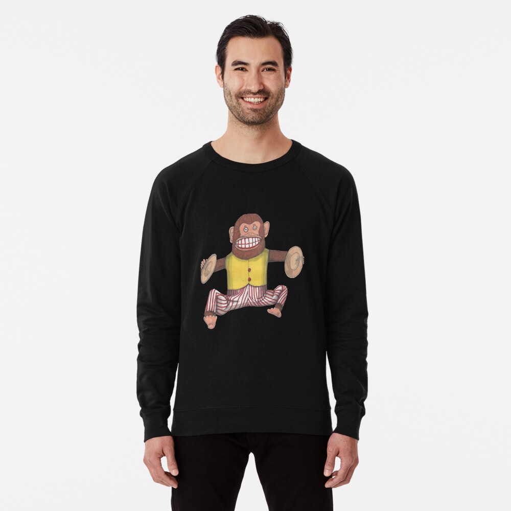 "Monkey, Clapping Monkey, classic wind up toy." Sticker for Sale by ...