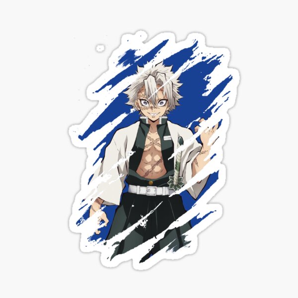 "Sanemi - The Wind Pillar" Sticker for Sale by simouser | Redbubble