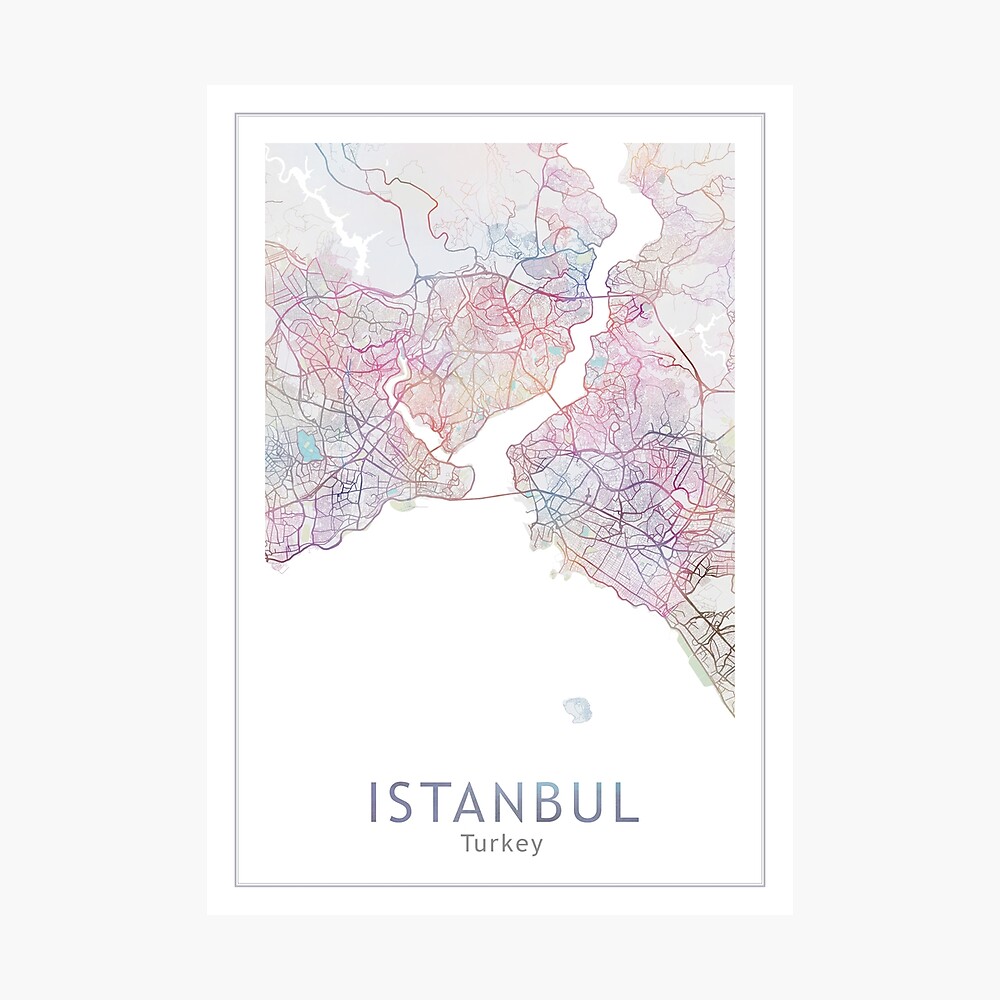 Wall Decor Printable Poster City Map Png Jpg Turkey Map Wall Art ...