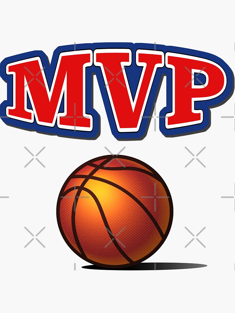 "MVP Most Valuable Player. Basket" Sticker for Sale by joesposito | Redbubble