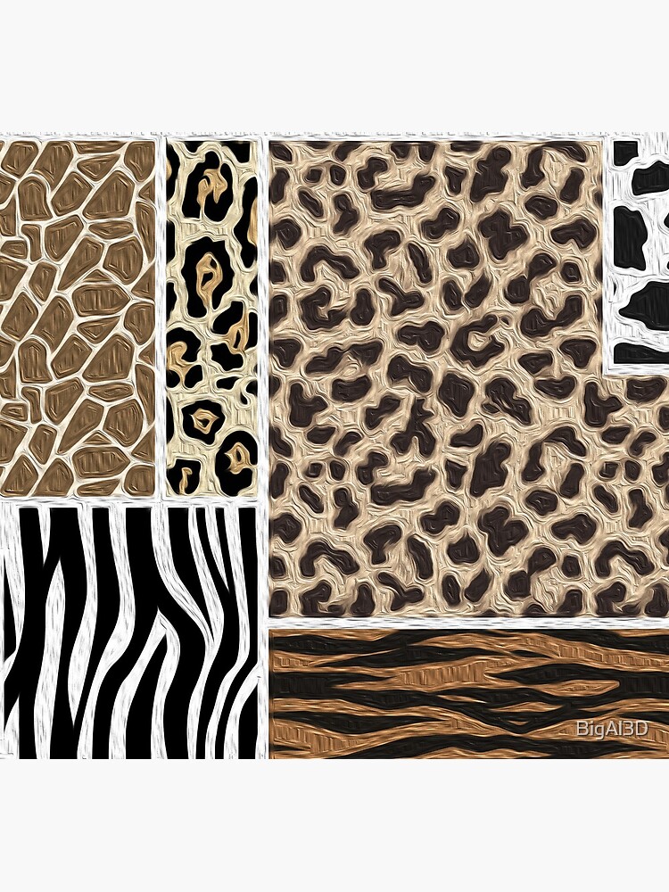 "Stylized Multi-Animal Fur Print" iPhone Wallet for Sale by BigAl3D ...