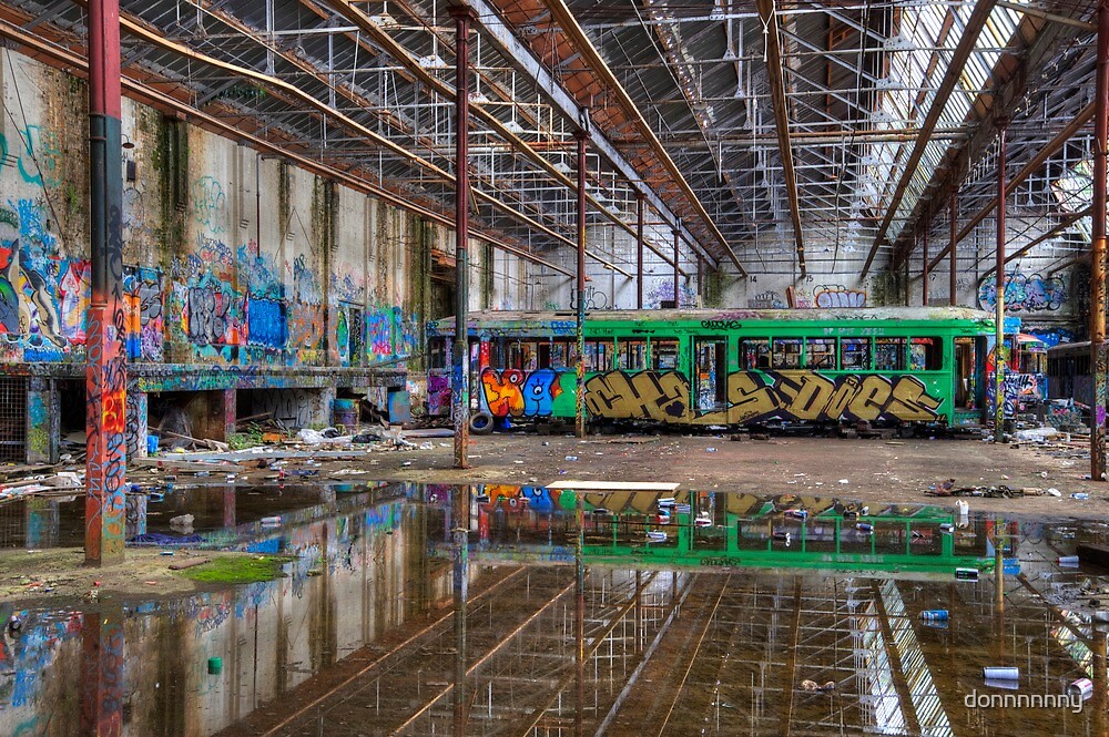 "Glebe tram shed" by donnnnnny | Redbubble