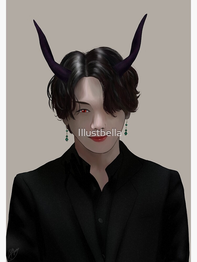 "Demon Jk" Poster for Sale by Illustbella | Redbubble
