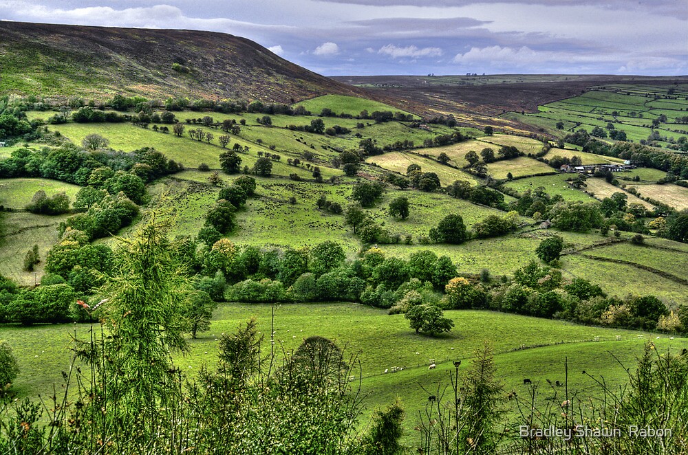 ""Distant Views Over North Yorkshire Hills"" by Bradley Shawn Rabon ...