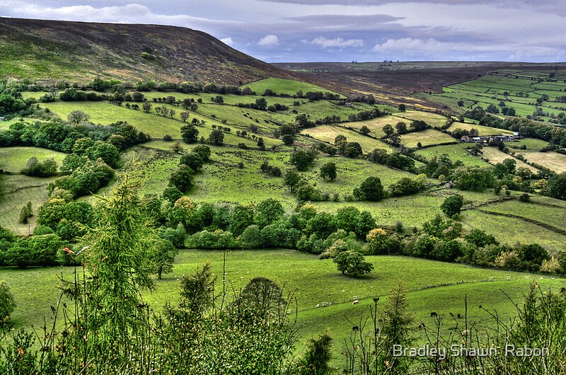 ""Distant Views Over North Yorkshire Hills"" by Bradley Shawn Rabon ...