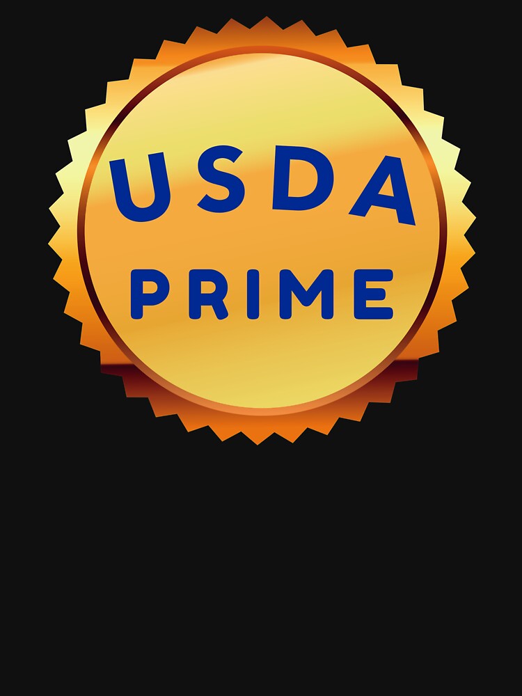 "USDA Prime" T-shirt for Sale by JewelsDesigns | Redbubble | usda t ...