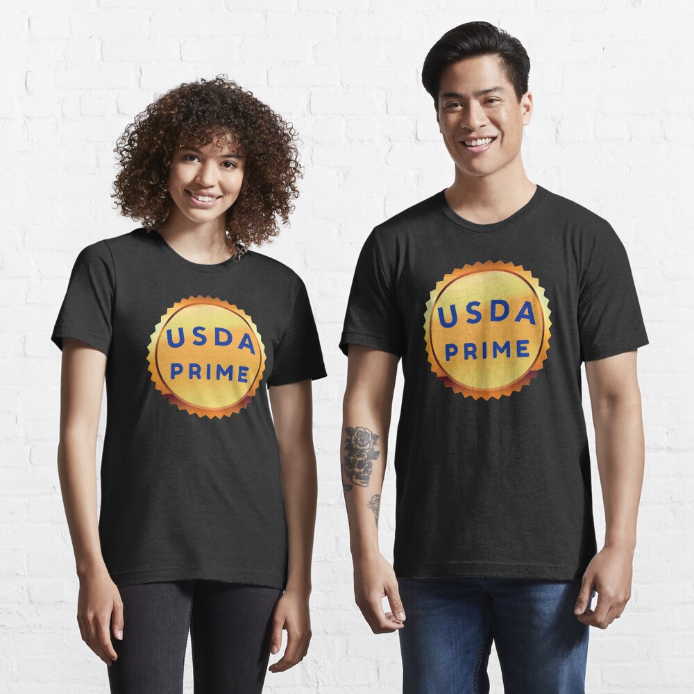 "USDA Prime" T-shirt for Sale by JewelsDesigns | Redbubble | usda t ...