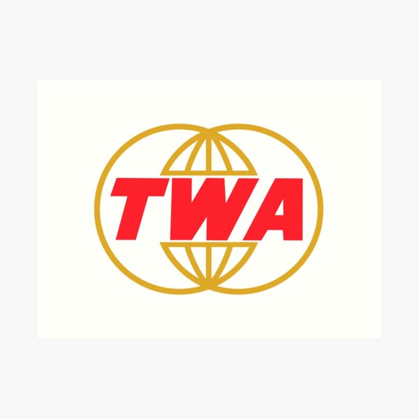 "TWA Airlines - Vintage Logo" Art Print by epitomegirl | Redbubble