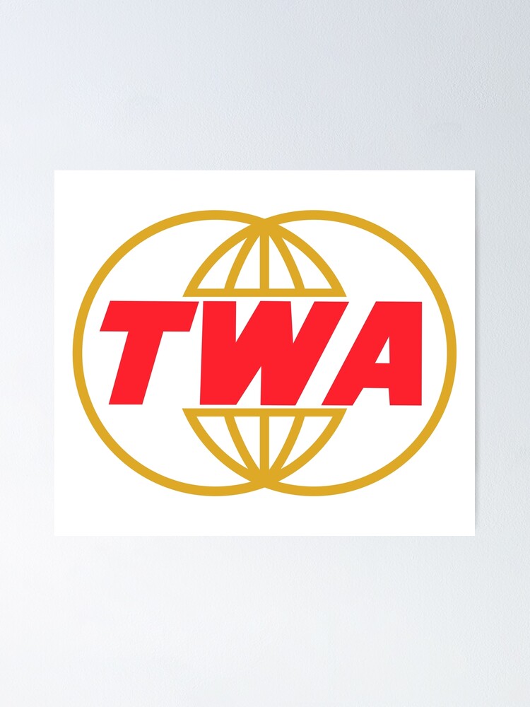 "TWA Airlines - Vintage Logo" Poster for Sale by epitomegirl | Redbubble