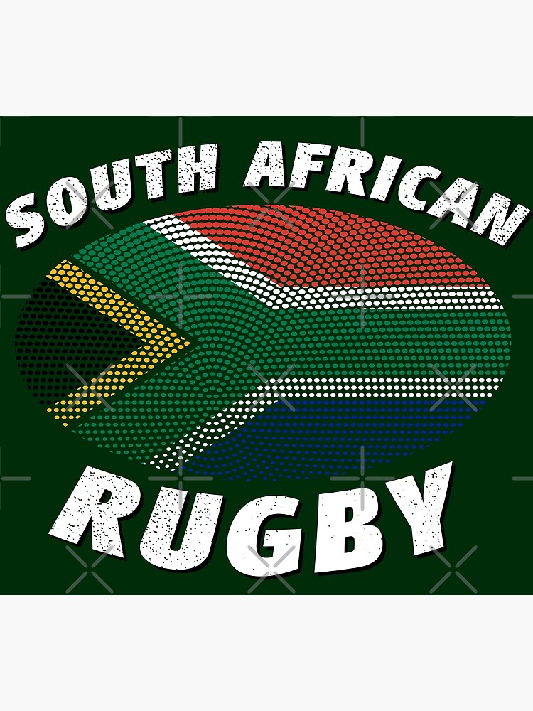 "South African Rugby & South Africa Flag" Poster by d247 | Redbubble