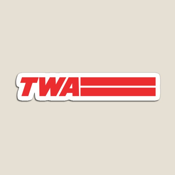 "TWA Airlines - Vintage Logo" Magnet for Sale by epitomegirl | Redbubble