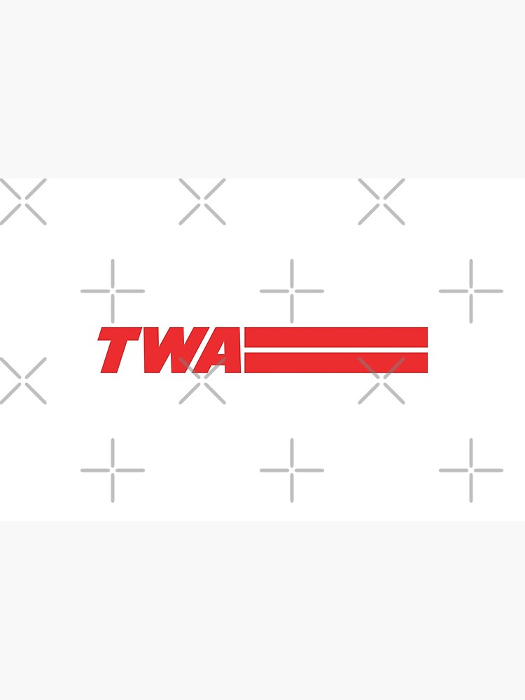 "TWA Airlines - Vintage Logo" Zipper Pouch by epitomegirl | Redbubble