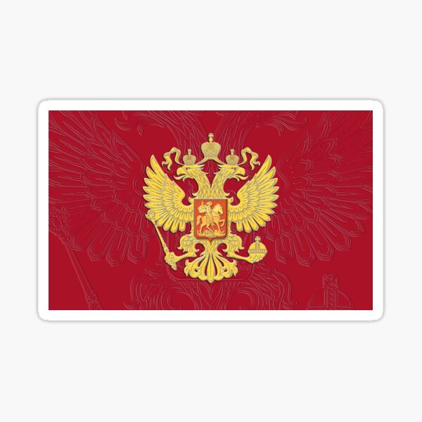 Russian Flag Stickers | Redbubble