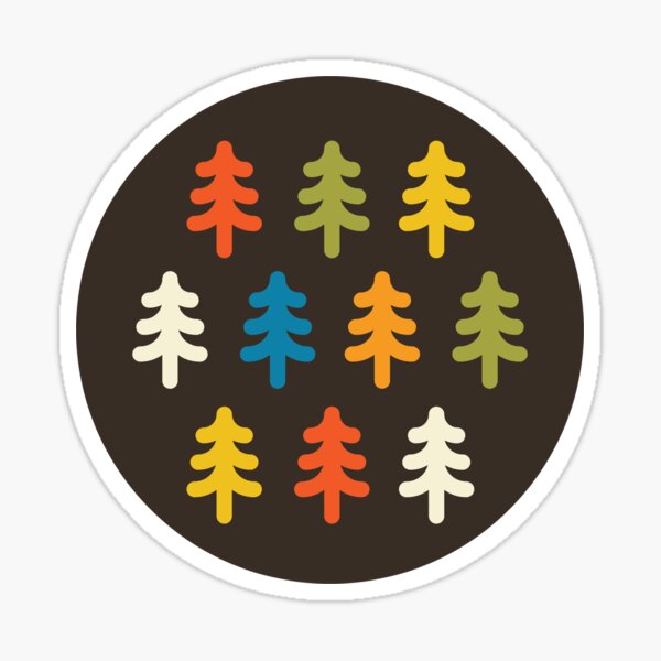 "Fir Tree Classic" Sticker for Sale by Colourphase | Redbubble
