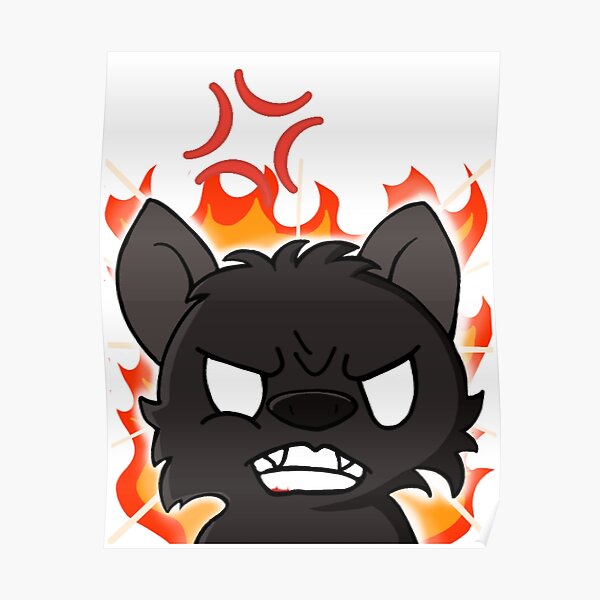 "Grrr" Poster for Sale by Ember798 | Redbubble