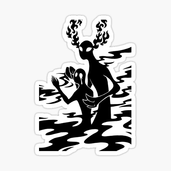 "SCP-080 - Dark Form" Sticker by GillyTheGhillie | Redbubble