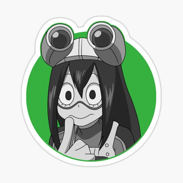 "Tsuyu Asui" Sticker by coffindancer | Redbubble