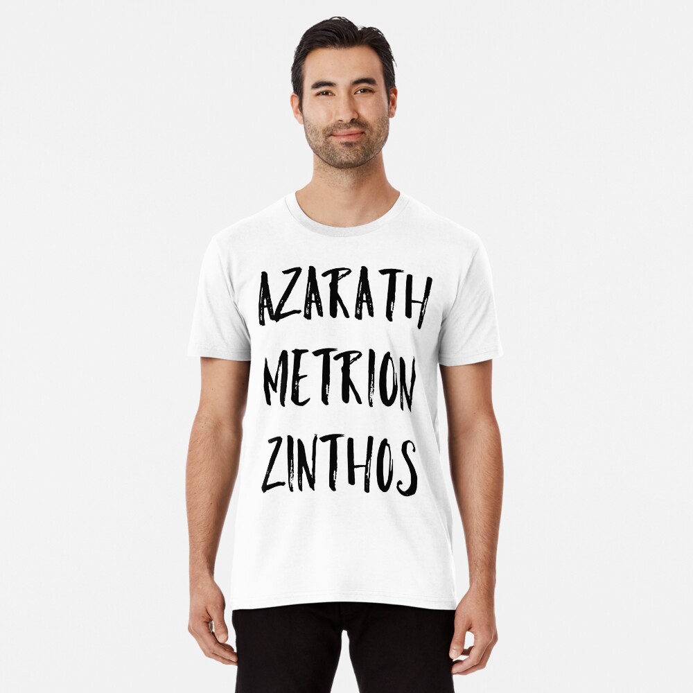 "Azarath Metrion Zinthos (Alternate)" Sticker for Sale by Isaiah Hunter ...