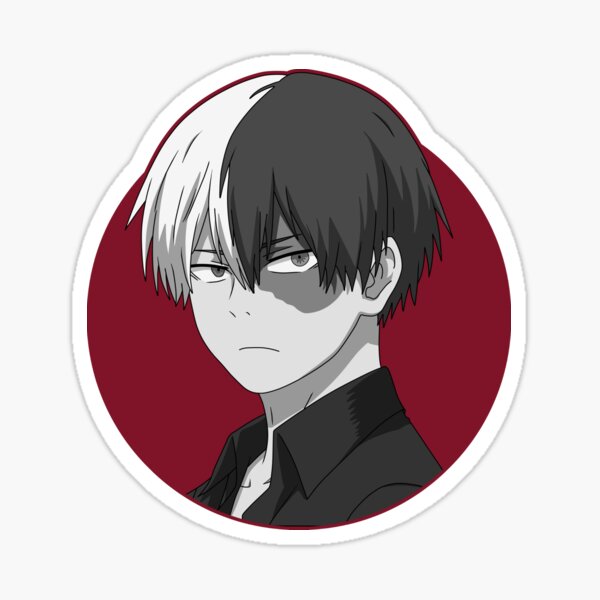 "Todoroki Shoto" Sticker for Sale by coffindancer | Redbubble