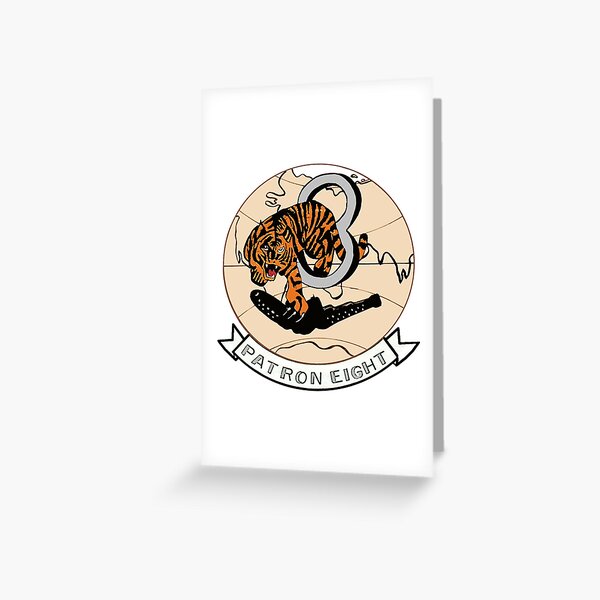 "PATRON 8 Crest" Greeting Card by Quatrosales | Redbubble