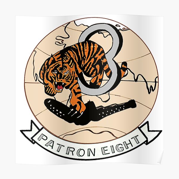 "PATRON 8 Crest" Poster by Quatrosales | Redbubble