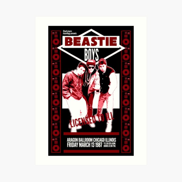 "80s Hip Hop Rap Group" Art Print for Sale by threeampersands | Redbubble