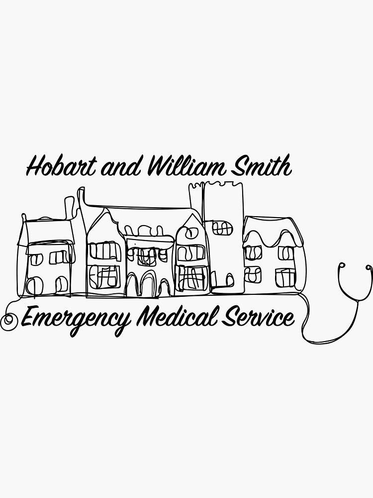 "HWS EMS Stethoscope " Sticker for Sale by amandabruha | Redbubble