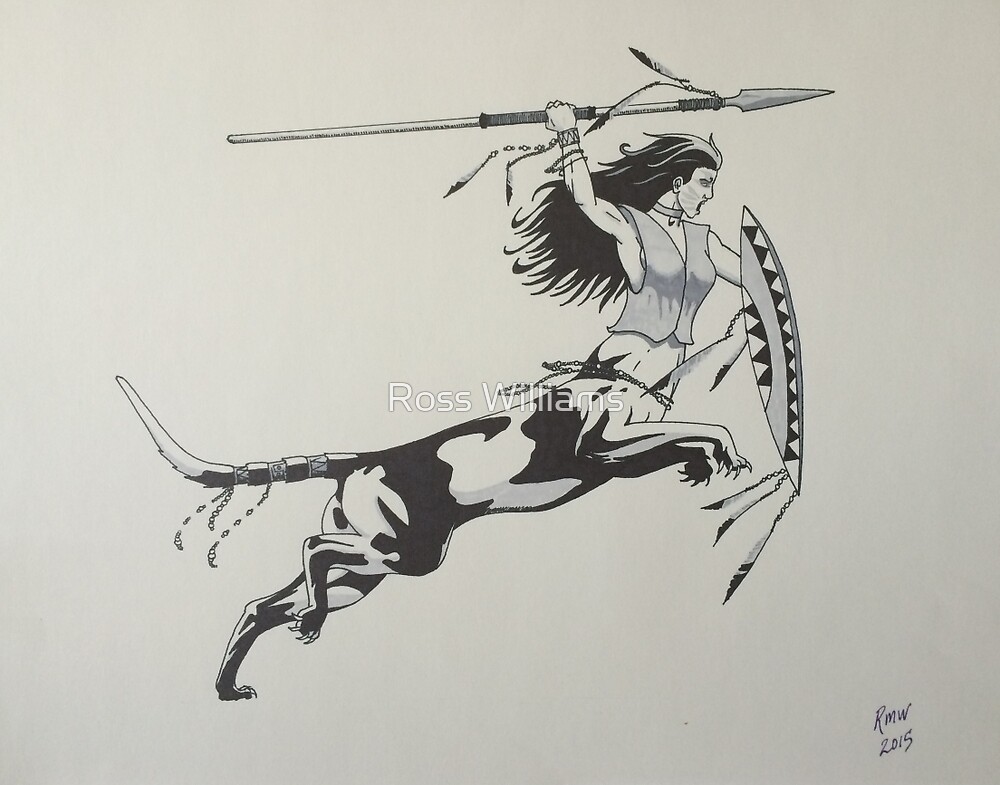 "Wemic Warrior" by Ross Williams | Redbubble