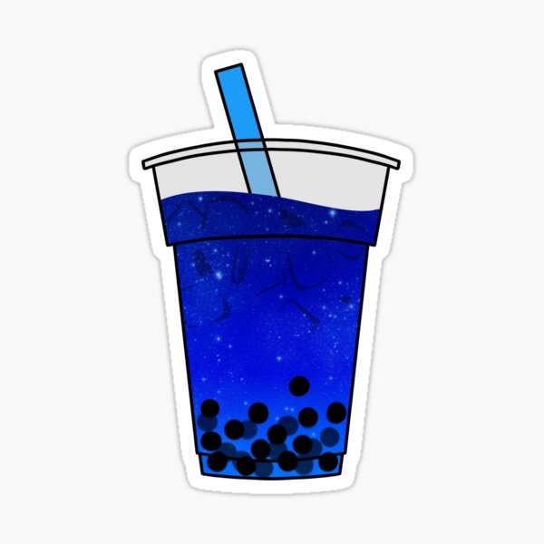 "Night Sky Boba" Sticker for Sale by Bwootster | Redbubble