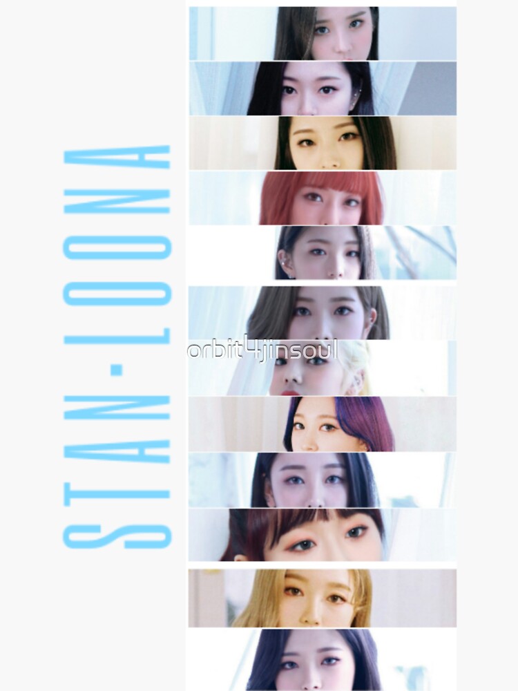"STAN LOONA" Sticker for Sale by orbit4jinsoul | Redbubble