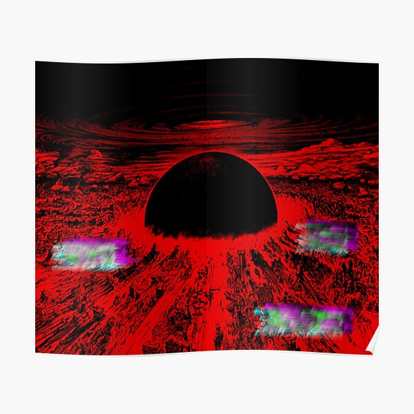 "akira bomb" Poster for Sale by Sorgzen | Redbubble