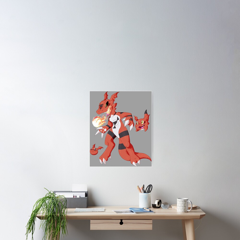 "Guilmon" Poster for Sale by Detaryu | Redbubble