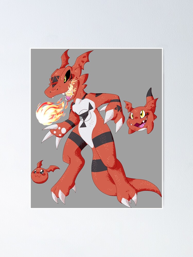 "Guilmon" Poster for Sale by Detaryu | Redbubble