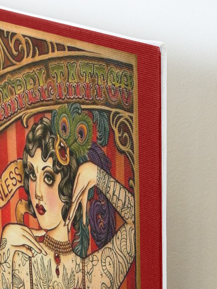 "CHAPEL TATTOO; Vintage Body Advertising Art" Mounted Print for Sale by ...