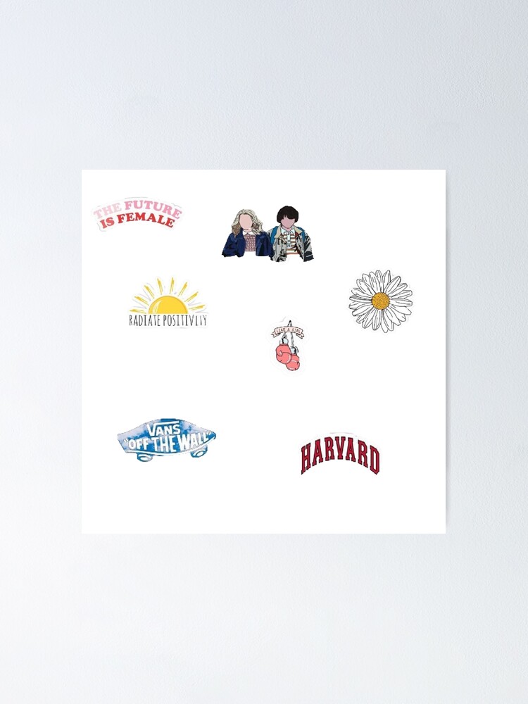 "Trendy VSCO Sticker Pack" Poster by shannondunnx | Redbubble